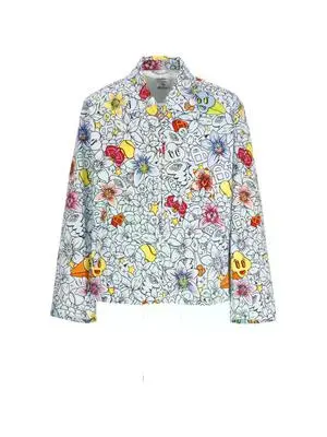 Casablanca Graphic Print Zip-up Jacket