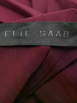 Elie Saab Pleated Halter-neck Dress