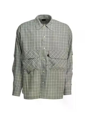 DAIWA PIER39 Check-pattern Flap-pocket Shirt