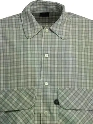 DAIWA PIER39 Check-pattern Flap-pocket Shirt