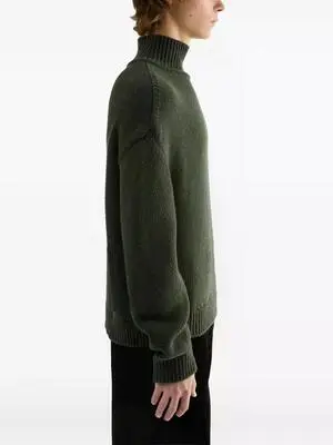 JIL SANDER Chunky Knit High-neck Sweater