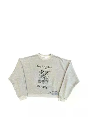 PALY Mythss Distressed Graphic-print Sweatshirt