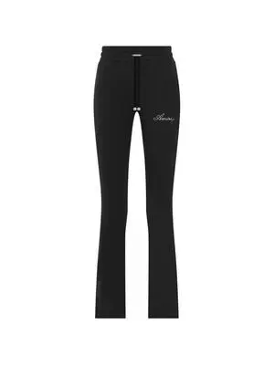 Amiri Pearl-embellished Flared Trousers