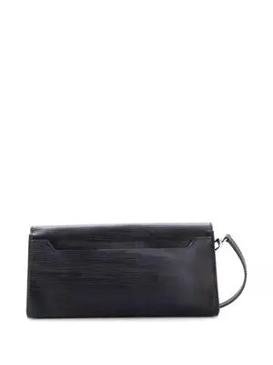 LOUIS VUITTON Sevigne Epi Leather Clutch Bag - Black