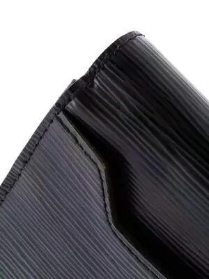 LOUIS VUITTON Sevigne Epi Leather Clutch Bag - Black