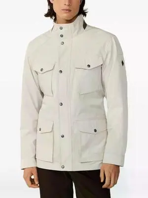 HACKETT LONDON Velospeed Buttoned Jacket - Neutrals