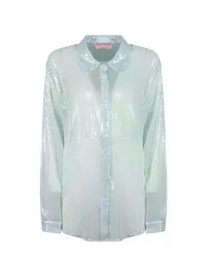 TWENTY FOURHAITCH Sequin Embellished Shirt