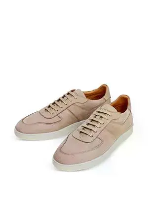 HACKETT LONDON Brompton Nubuck Lace-up Sneakers