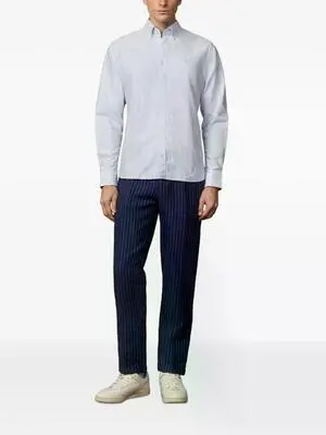 HACKETT LONDON Ticking-stripe Cotton Shirt