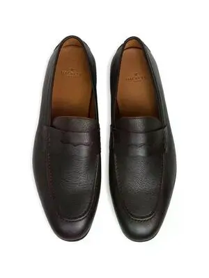 HACKETT LONDON Regal Saddle Leather Loafers
