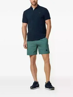 HACKETT LONDON Striped-placket Polo Shirt