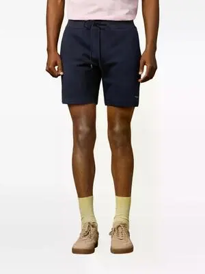HACKETT LONDON Logo-patch Drawstring Shorts - Blue