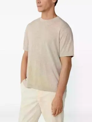 HACKETT LONDON Cotton-linen Knit T-shirt