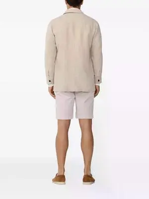 HACKETT LONDON Linen Four-pocket Jacket - Neutrals