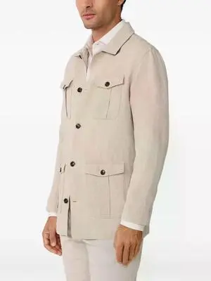 HACKETT LONDON Four-pocket Linen Jacket
