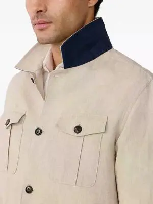 HACKETT LONDON Four-pocket Linen Jacket