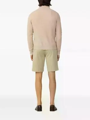 HACKETT LONDON Honeycomb-stitch Half-zip Sweater