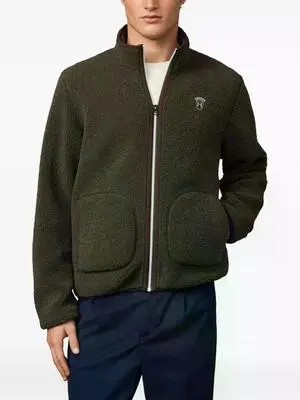 HACKETT LONDON Heritage Badge Teddy-fleece Jacket