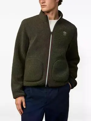 HACKETT LONDON Heritage Badge Teddy-fleece Jacket