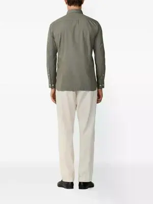 HACKETT LONDON Garment-dyed Oxford Shirt - Green