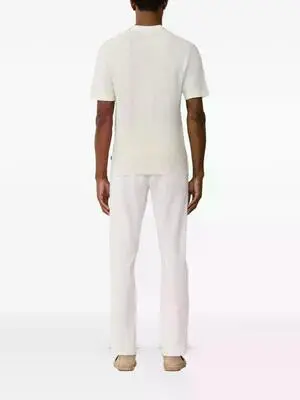 HACKETT LONDON Short-sleeve Knitted Cotton Polo Shirt