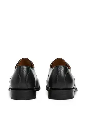 HACKETT LONDON Working Leather Oxford Shoes - Black