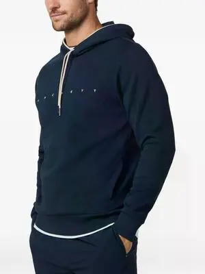 HACKETT LONDON Logo Print Interlock Hoodie