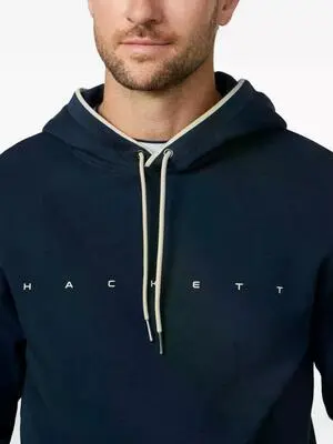 HACKETT LONDON Logo Print Interlock Hoodie