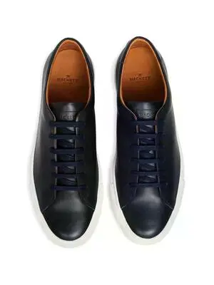 HACKETT LONDON Idol Derby Lace-up Leather Sneakers