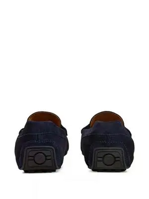 HACKETT LONDON Driver Saddle Suede Loafers
