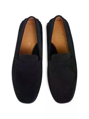 HACKETT LONDON Driver Saddle Suede Loafers