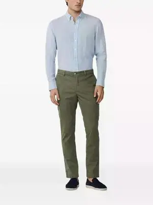 HACKETT LONDON Brompton Button-down Linen Shirt