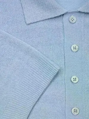 PAOLO PECORA Silk Bouclé Polo Shirt