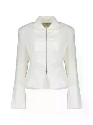 IRO PARIS Ruched Zip-up Jacket