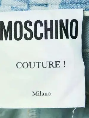 Moschino Heart-motif Straight-leg Trousers