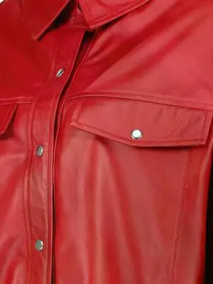 IRO PARIS Leather Buttoned Jacket