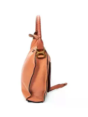 Chloé Medium Marcie Leather Shoulder Bag - Brown