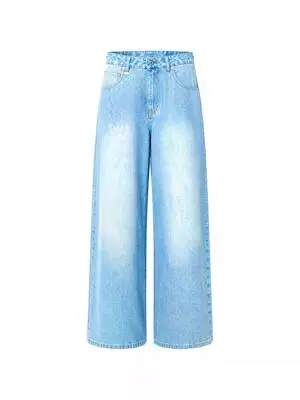 METALWOOD STUDIO Faded Wide-leg Jeans