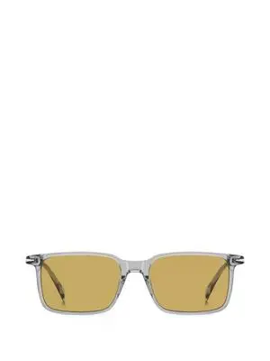 DB EYEWEAR BY DAVID BECKHAM Rectangle Frame Tinted Sunglasses - Grey