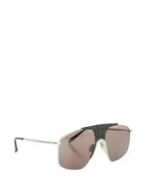 Alaïa Pilot Sunglasses - Silver