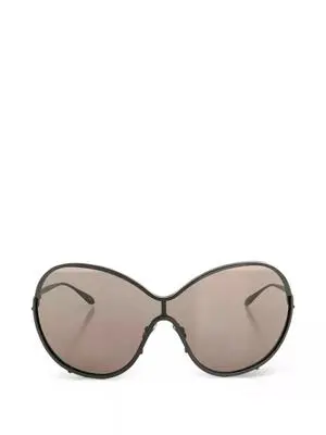 Alaïa Mask Frame Sunglasses - Black