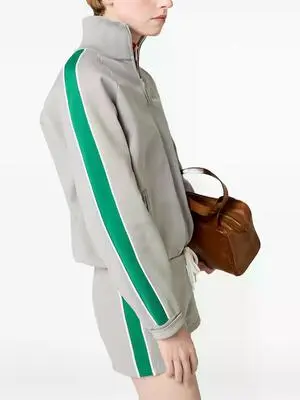 Miu Miu Technical Yarn Zipper Sweatshirt