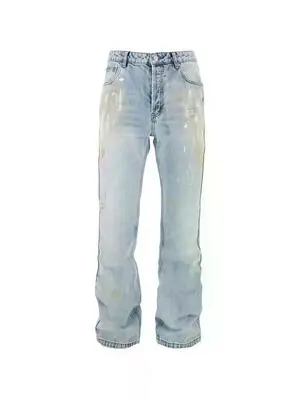 COLE BUXTON Paint-splatter Distressed Jeans