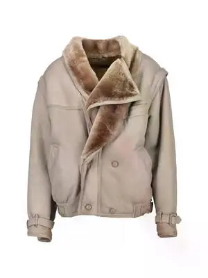 Valentino Garavani Double-breasted Shearling Jacket