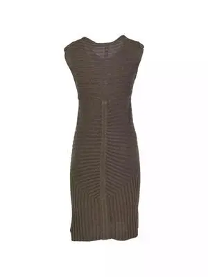 Rick Owens Ribbed-knit Mini Dress