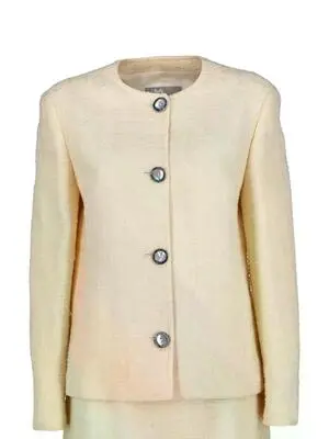 MILA SCHON Bouclé Knit Skirt Suit