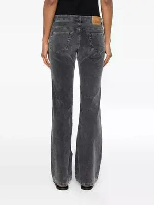 MARANT ETOILE Kelly Corduroy Flared Trousers - Black