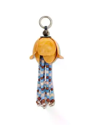 Etro Flower Fringe Charm - Orange