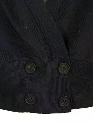 Fabiana Filippi Button V-neck Cardigan - Blue