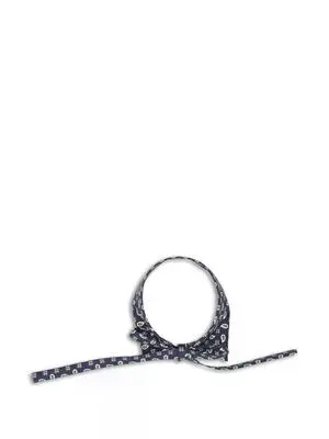Max Mara Printed Silk Collar